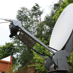 AVL 1278 1.2m Mobile VSAT Motorized Antenna - Expedition Communications