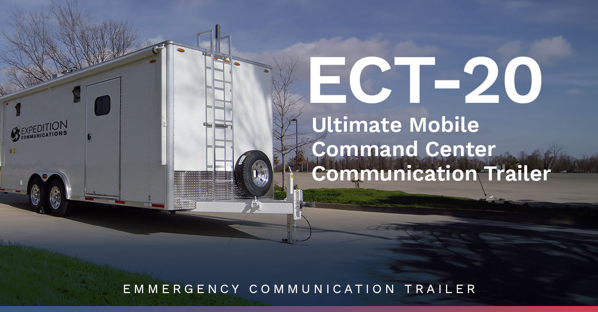 ECT-20 Emergency Communications Trailer - Expedition Communications
